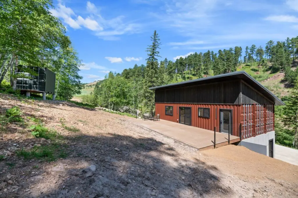 Two-Story Container Home (with Plan) Built with Three Shipping Containers