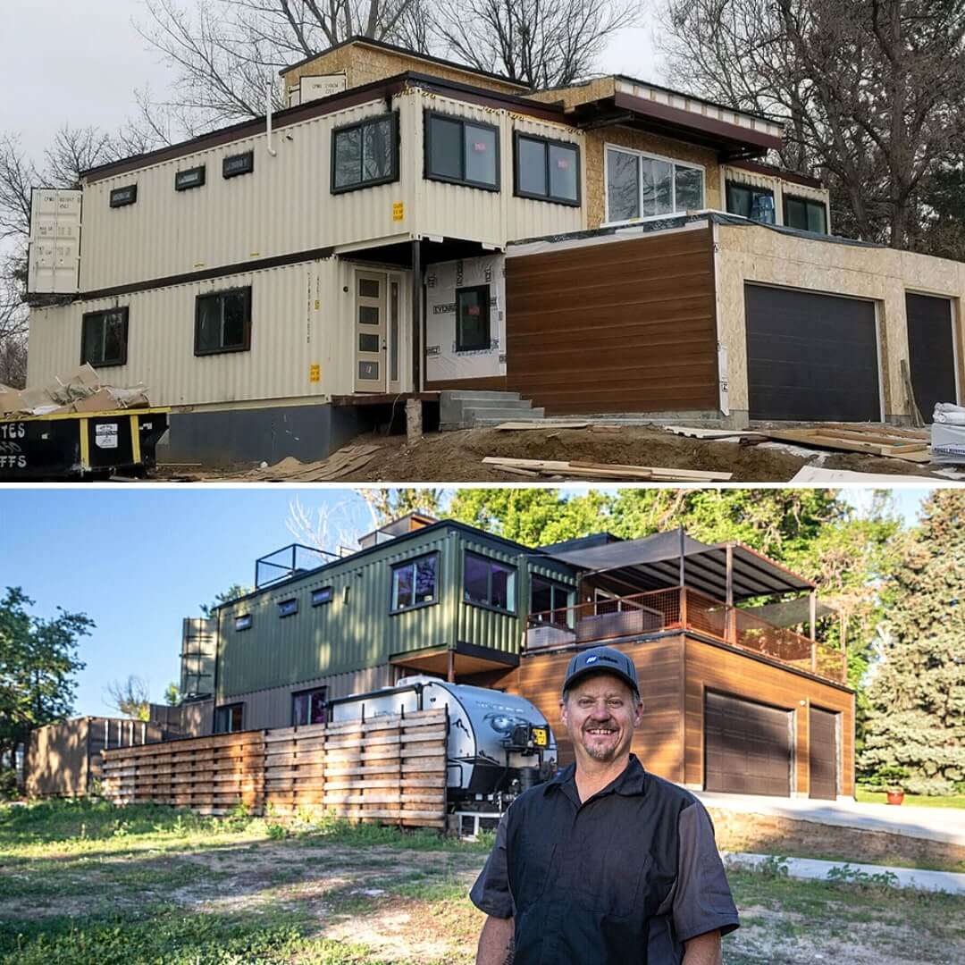 Top 14 Craziest "Before and After" Container Home Transformations