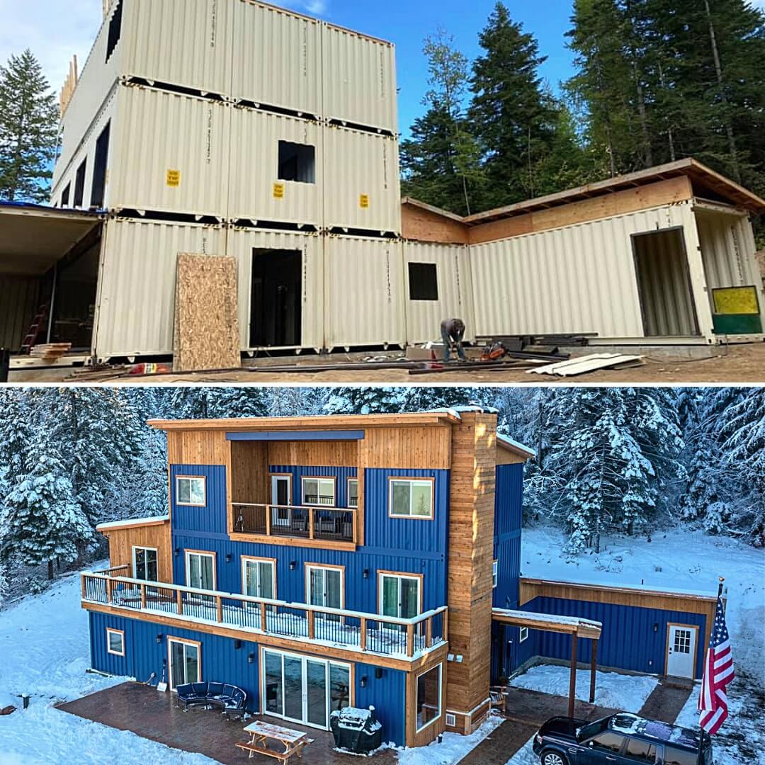 Top 14 Craziest "Before and After" Container Home Transformations
