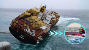 What exactly happens to the containers that cargo ships drop into the ...