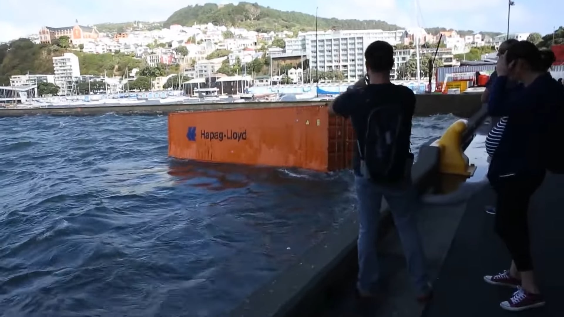 What exactly happens to the containers that cargo ships drop into the ...