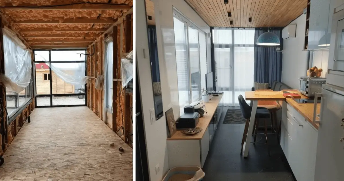 Discovering Compact Living: A Tour of a Modern Container Tiny Home