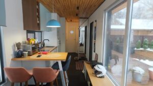 Discovering Compact Living: A Tour of a Modern Container Tiny Home