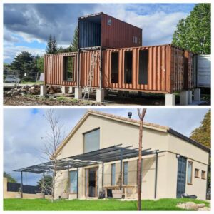 How 3 Old Shipping Containers Became a Stunning House