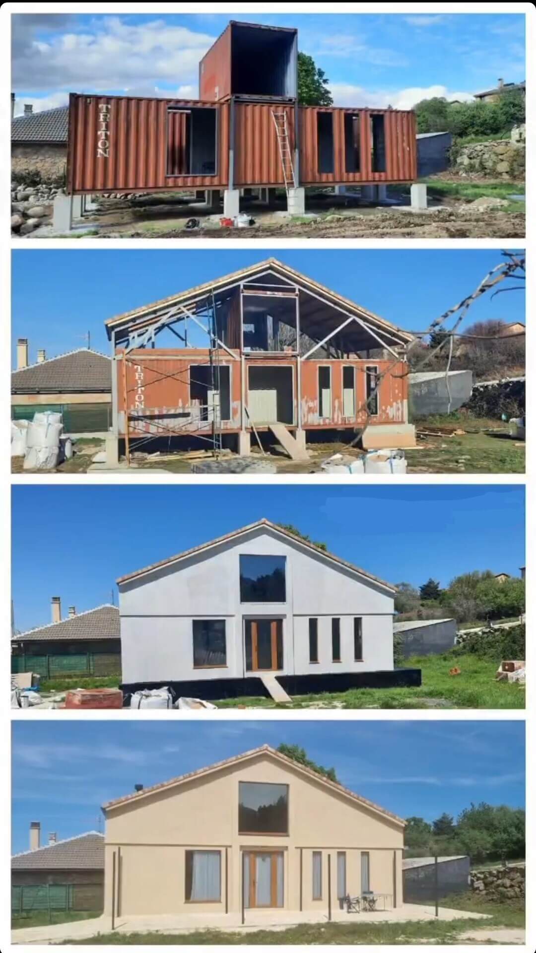 How 3 Old Shipping Containers Became a Stunning House