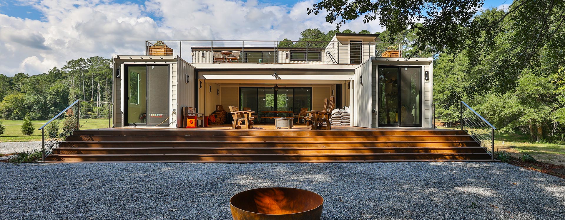 Amazing House Made from 3 Shipping Containers