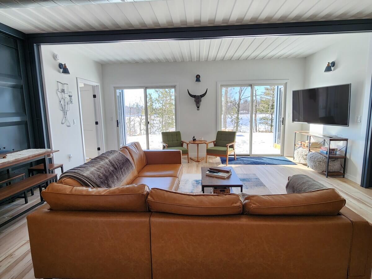 Stunning Lakefront Home Made from 10 Shipping Containers