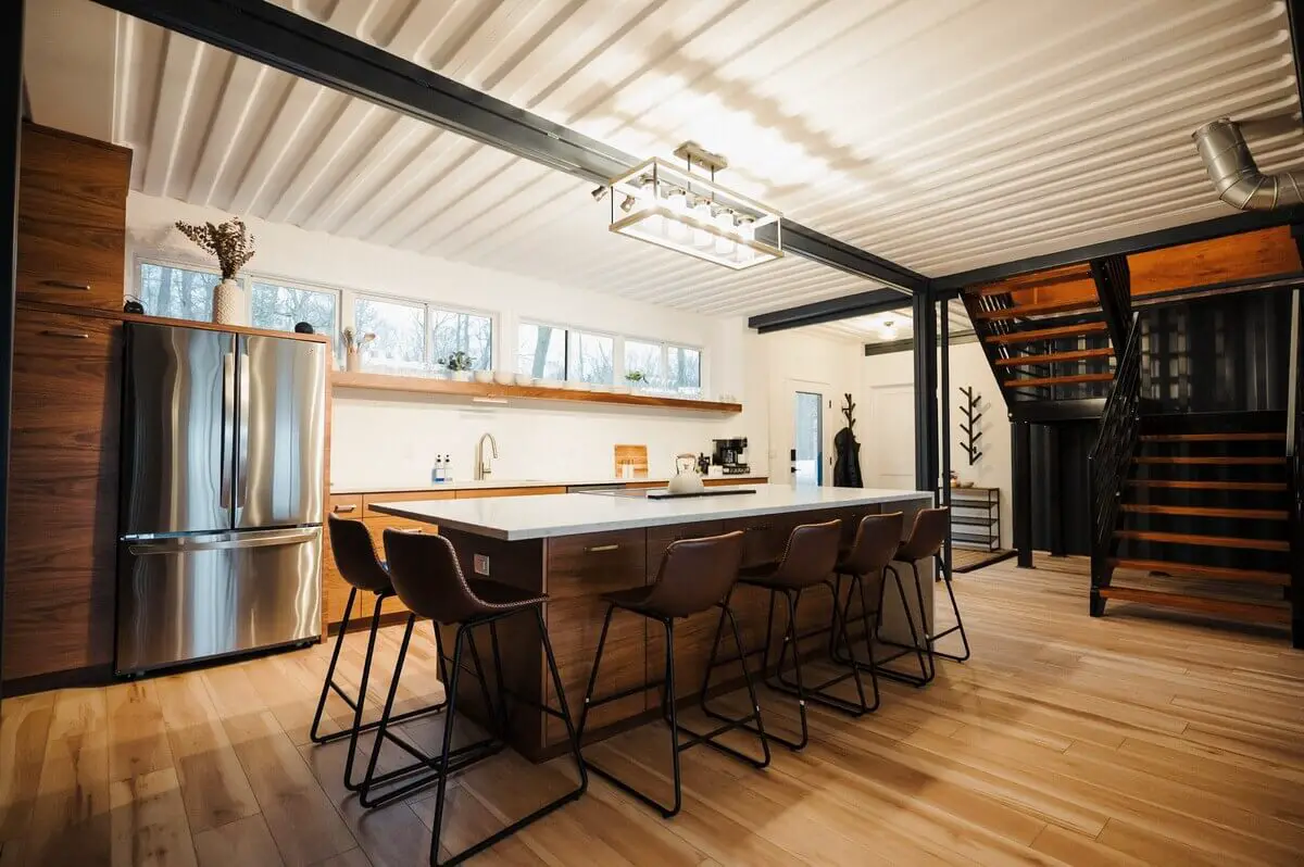 Stunning Lakefront Home Made from 10 Shipping Containers