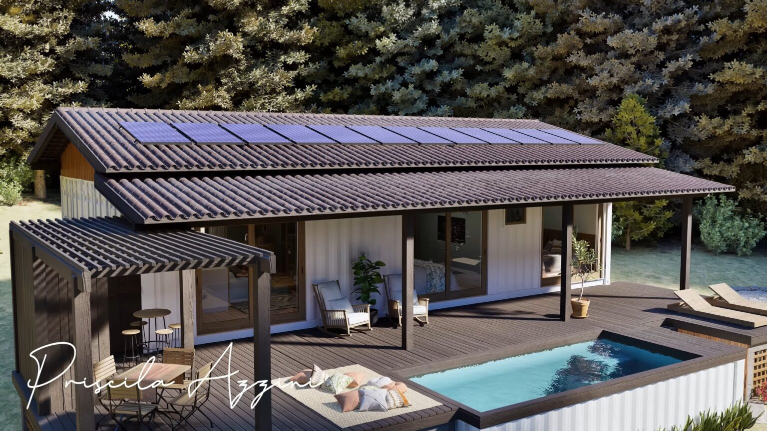 Transforming Shipping Containers into Stylish Three-Bedroom Container Home