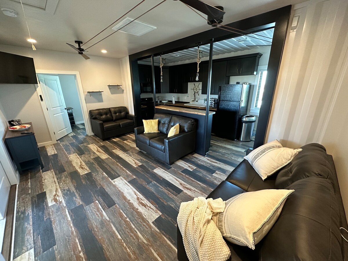 Elevated Shipping Container Beach House