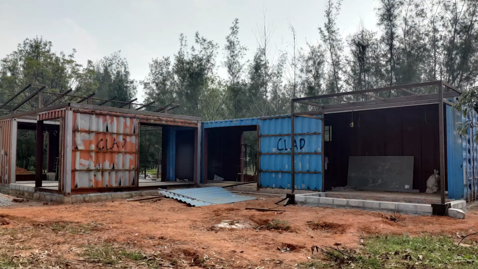 1000 Sqft Luxury Home Made from 3 Shipping Containers