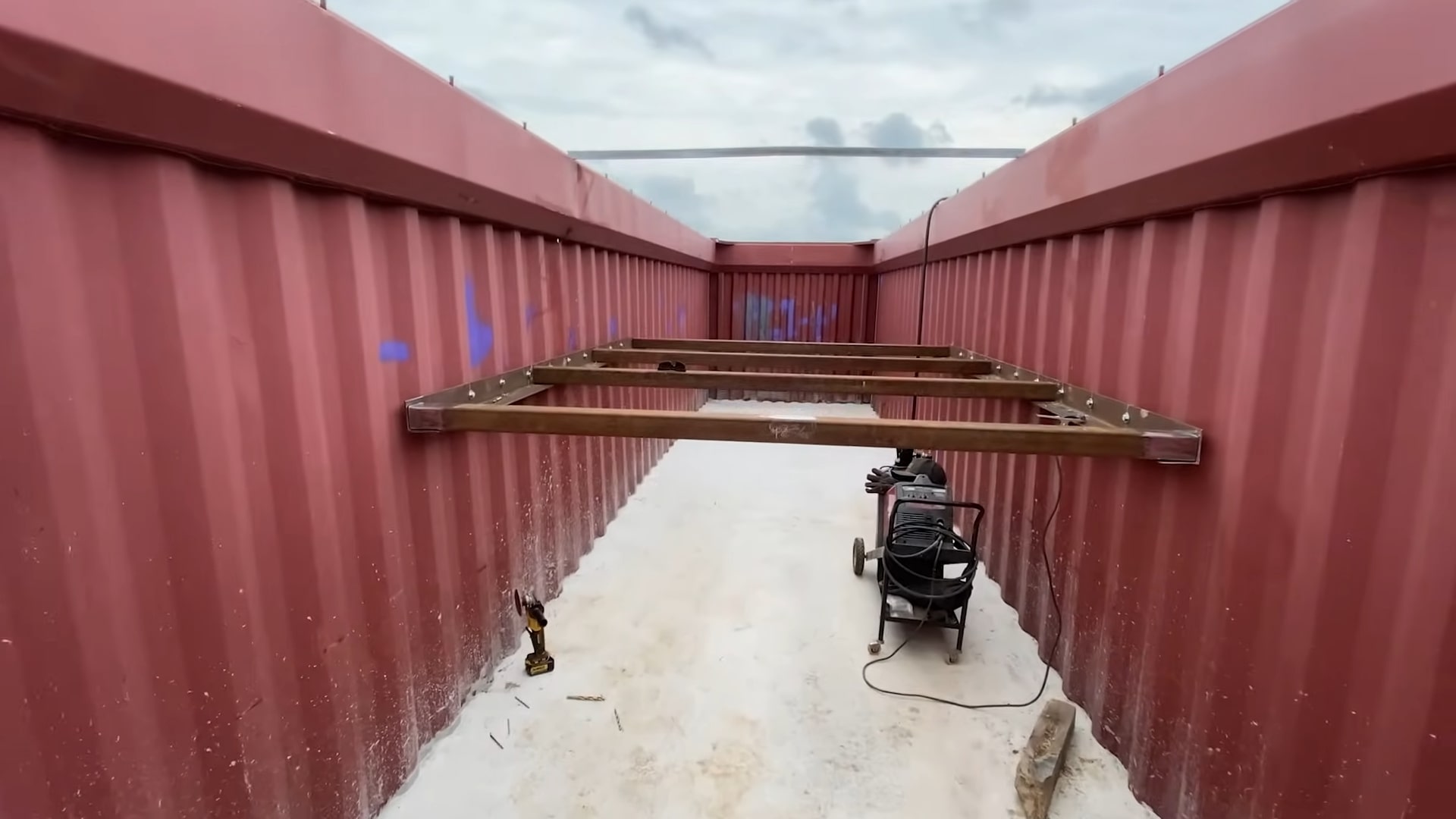 How to DIY a 40' Shipping Container Pool