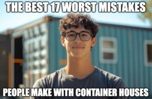 The Best 17 Worst Mistakes People Make with Container Houses