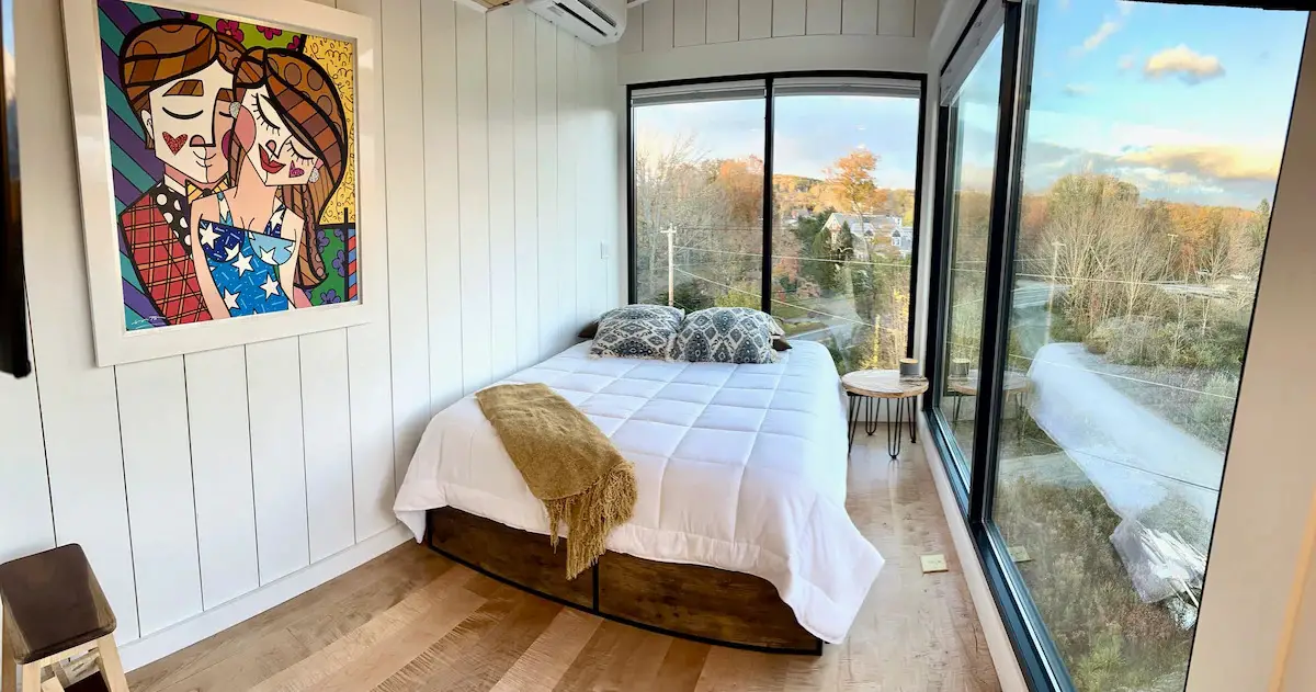 A Stunning Elevated Shipping Container Home