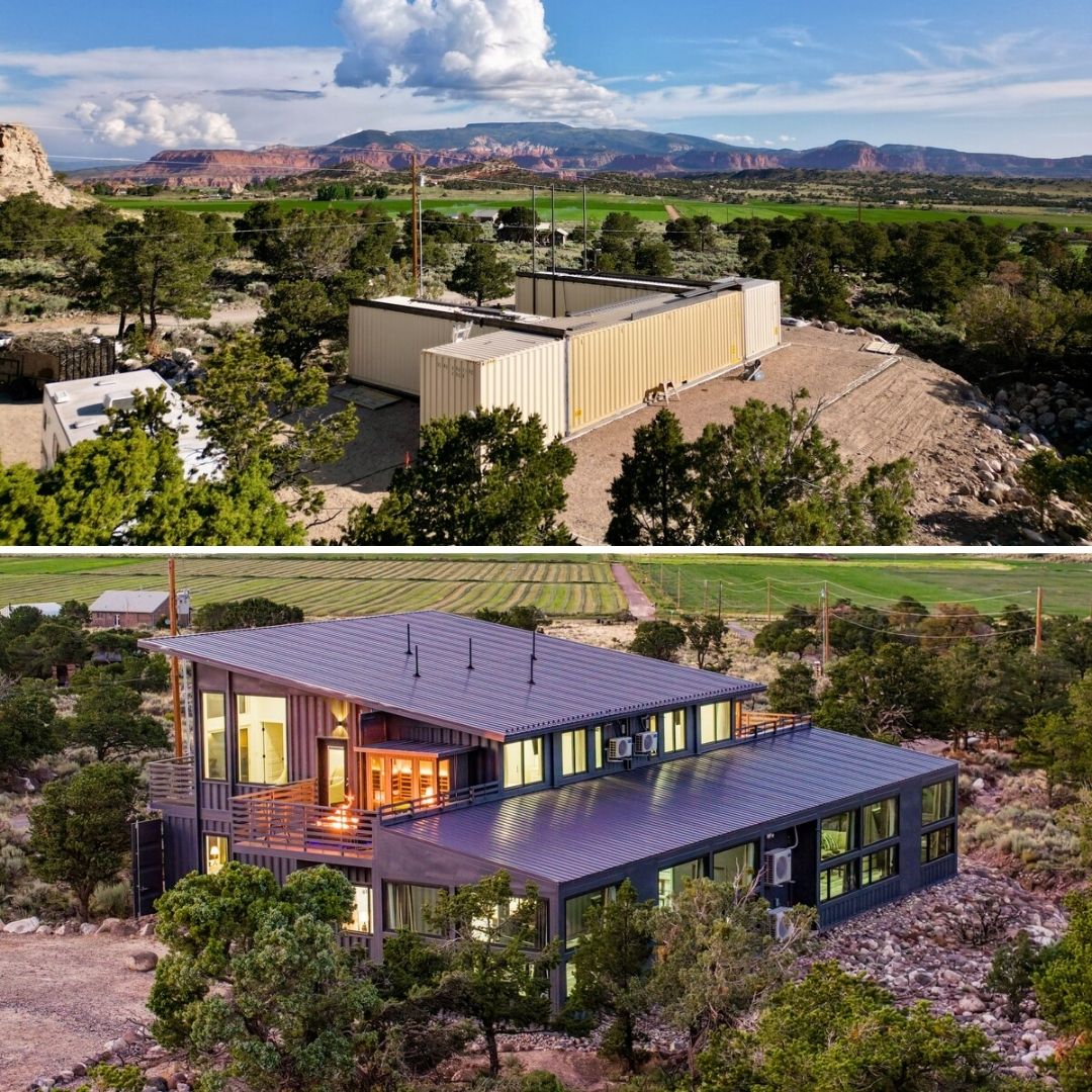 A Masterpiece of Engineering: The Ultimate Mountain Shipping Container Home