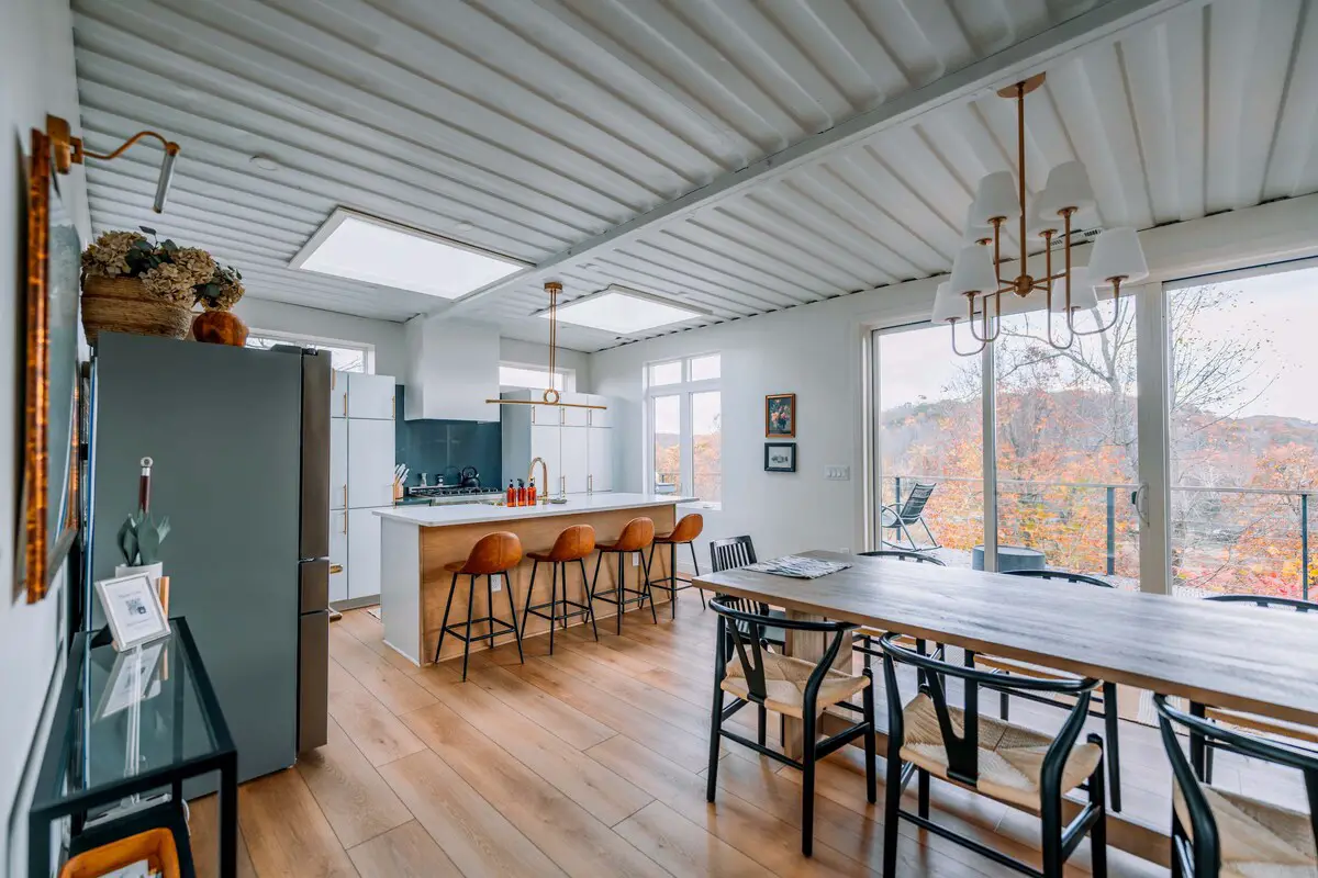 The Overlook Box Hop: A Stunning Shipping Container Home in Hocking Hills